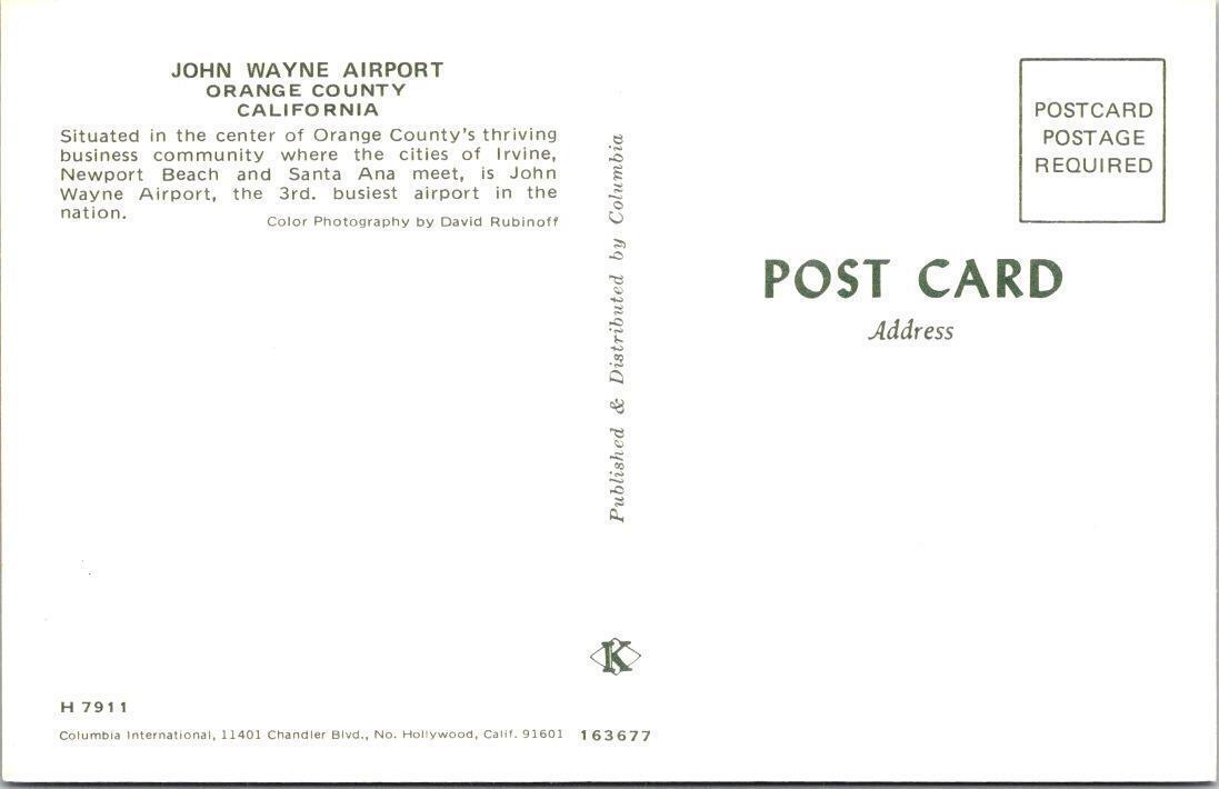 CA, California JOHN WAYNE AIRPORT SIGN Orange County VINTAGE Aviation ...