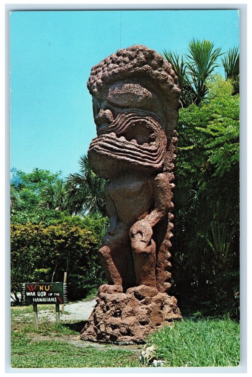 Giant 16 Foot Statue Of Ku War God Of Hawaiians Indian Rocks Beach FL ...