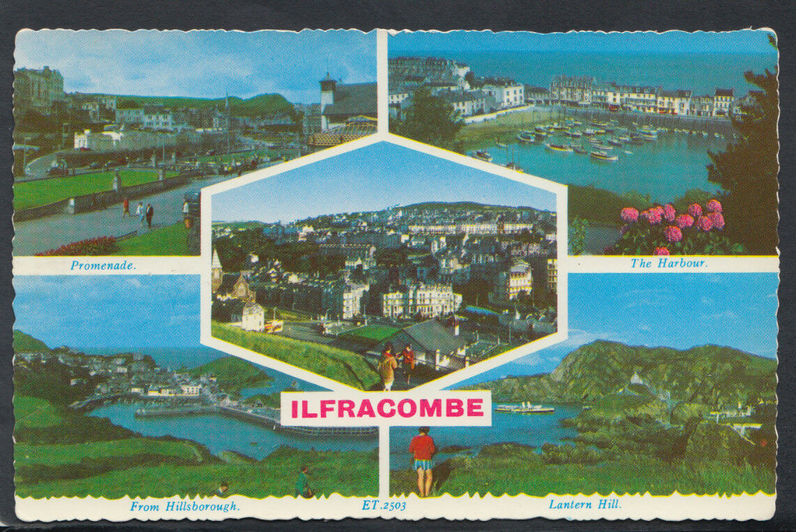 Devon Postcard - Views of Ilfracombe T2769 | Europe - United Kingdom ...