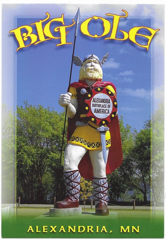 World's Largest Viking Big Ole Alexandria Minnesota 4 by 6 | United ...