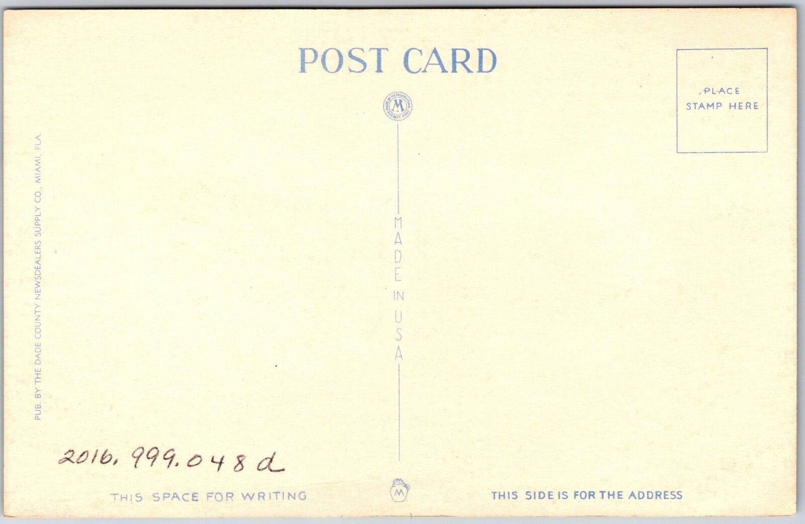 Lumos Park And Bathing Beach Miami Beach Florida Palm Trees Street View ...