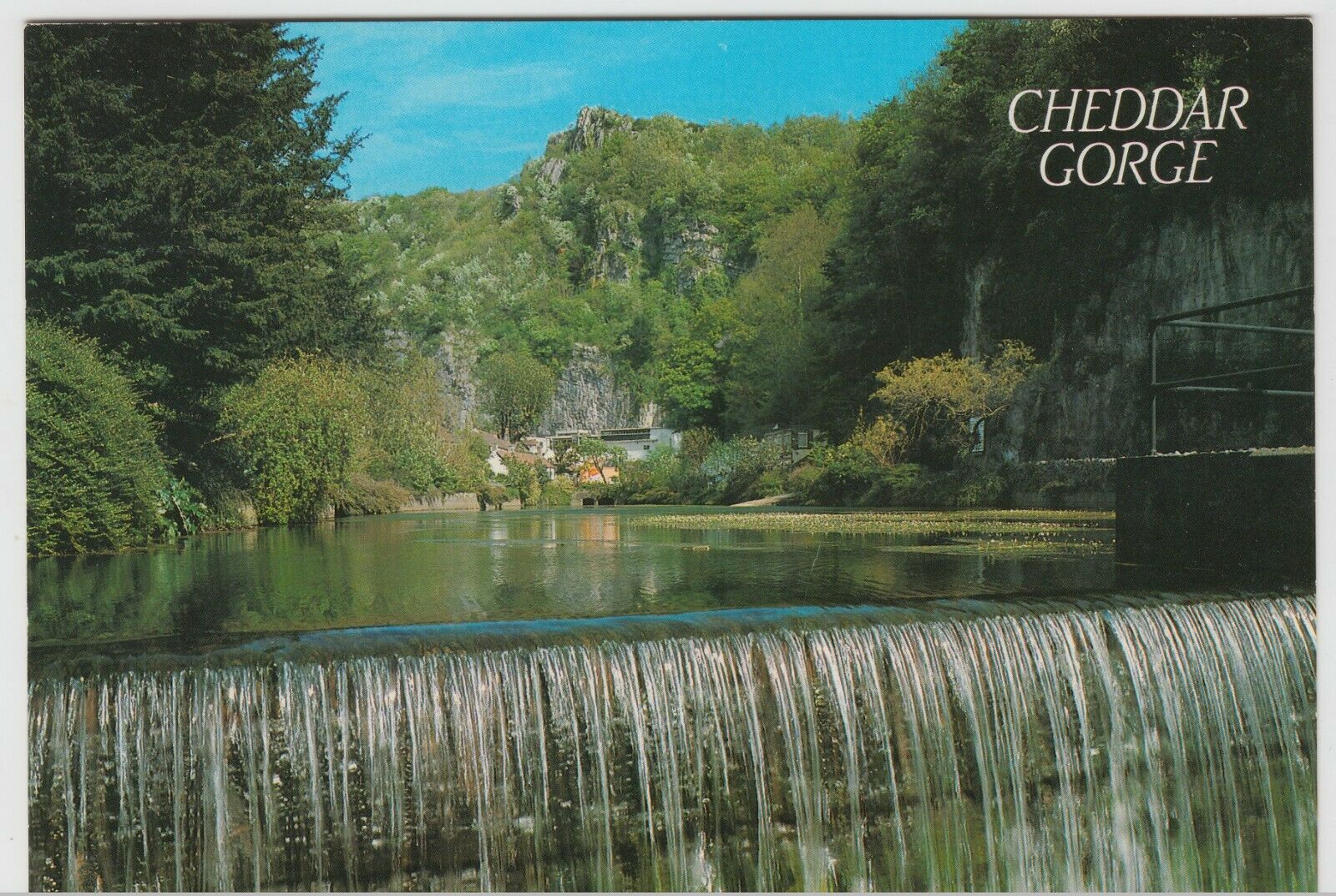 Somerset; Cheddar Gorge, The Waterfall PPC By Salmon, Unposted, c 1990 ...