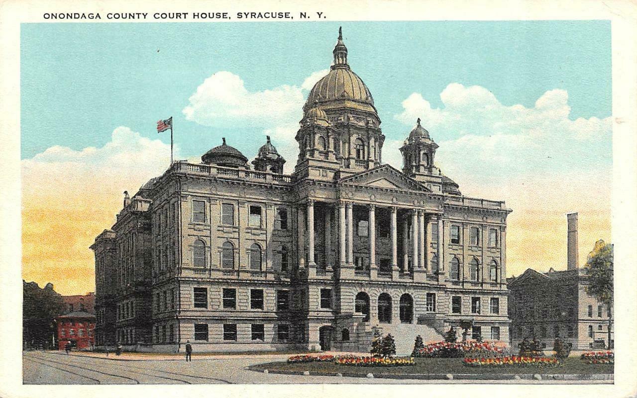 SYRACUSE, New York NY ONONDAGA COUNTY COURT HOUSE Courthouse c1920's ...