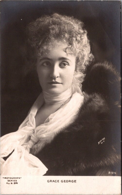 Real Photo Postcard Portrait of Actress Grace George | Other / Unsorted ...