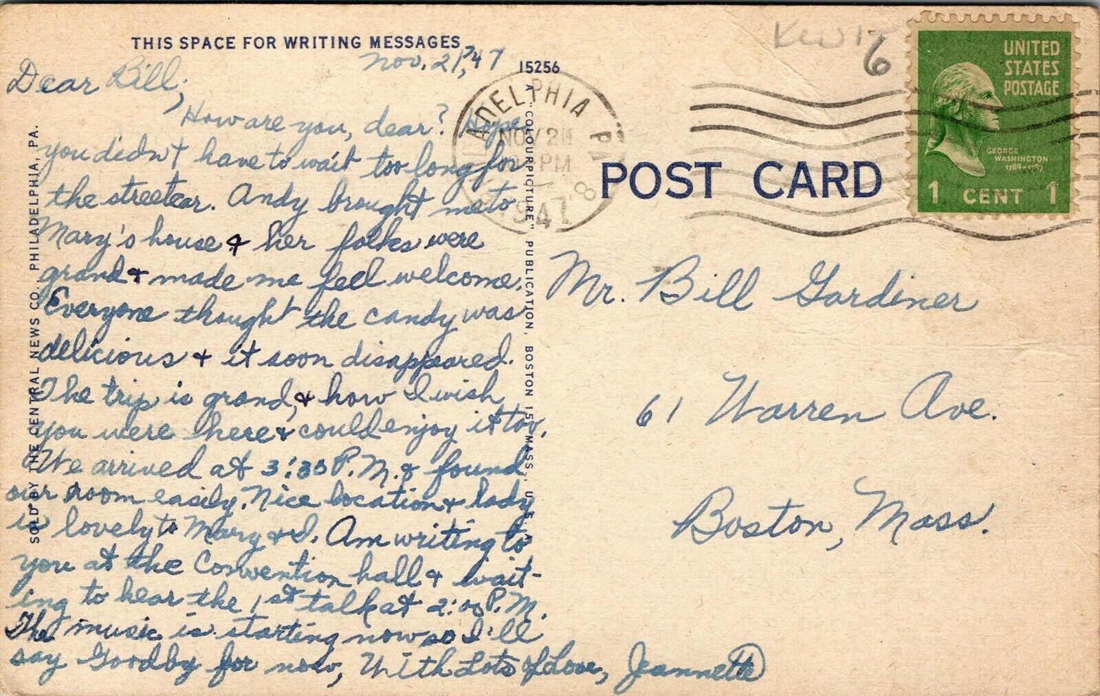 Vtg Philadelphia Pennsylvania PA City Hall and Skyscrapers 1940s ...