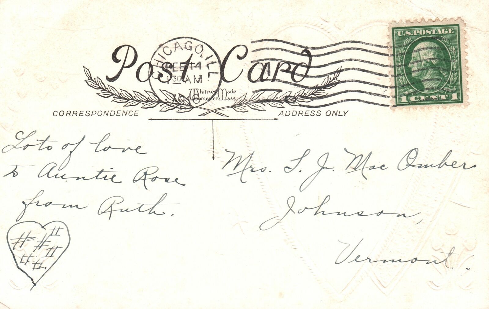 Vintage Postcard 1916 I Love You Dear Does Not Express You Guess ...