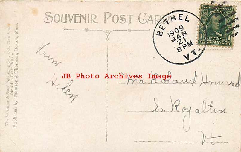 Depot, Vermont, Randolph, Central Vermont Railroad Station, Valentine ...