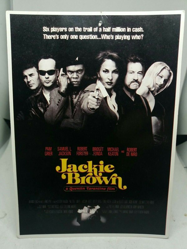 Vintage Movie Postcard Jackie Brown Bridget Fonda Pam Grier Michael ...