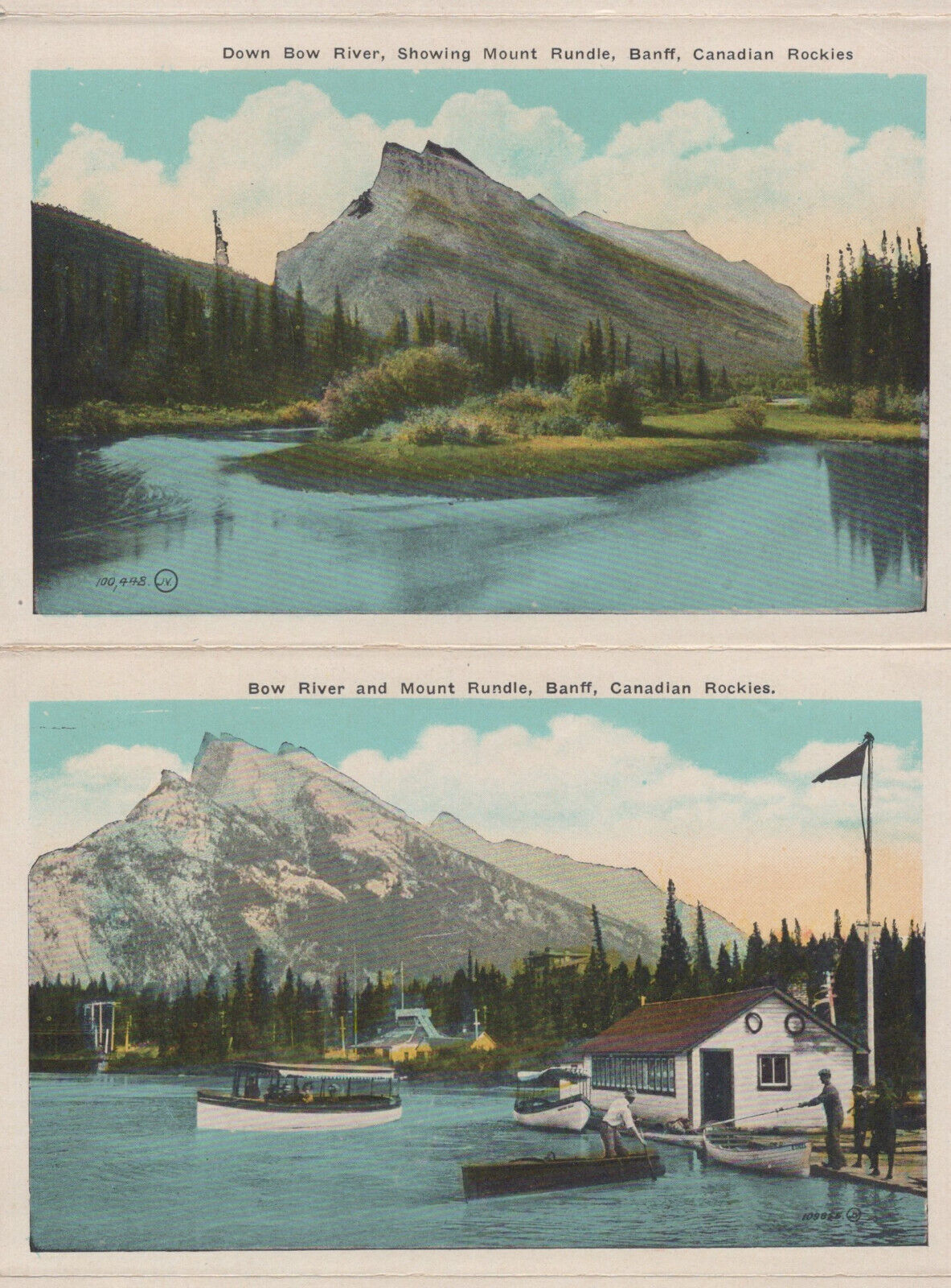 Souvenir Views Of The Canadian Rockies, Antique Valentine & Sons Folder ...