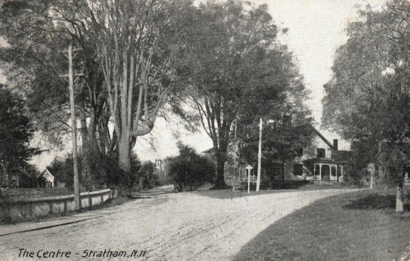 Vintage Postcard 1909 The Centre Roads And Highways Stratham New ...
