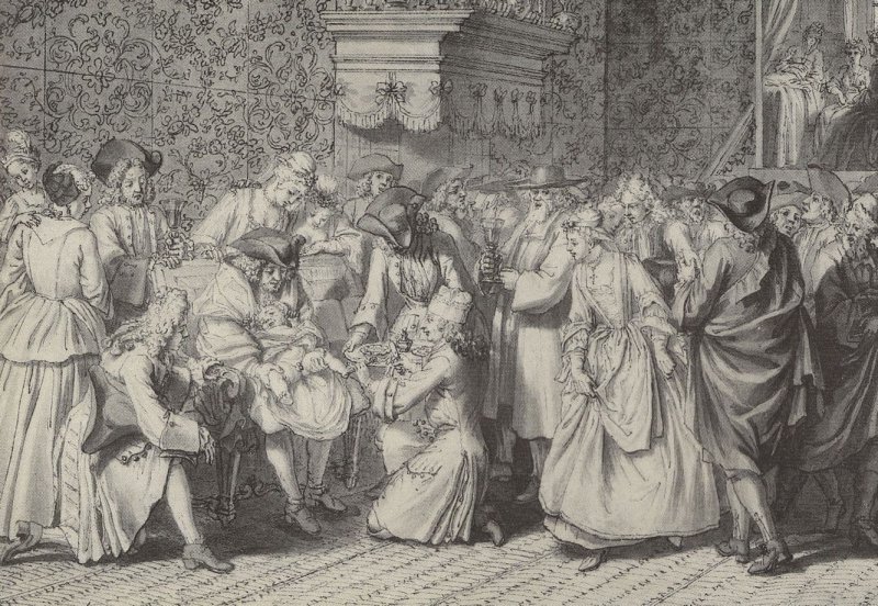 Bernard Picart Jewish Circumcision Medieval Painting Postcard | Topics ...