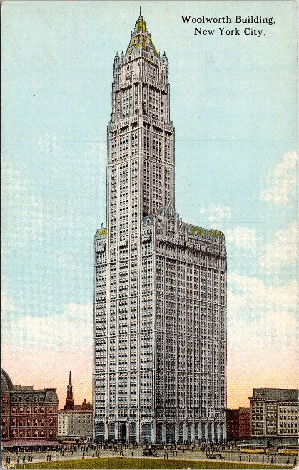 Woolworth Building Downtown New York City Skyline New York DB Postcard ...