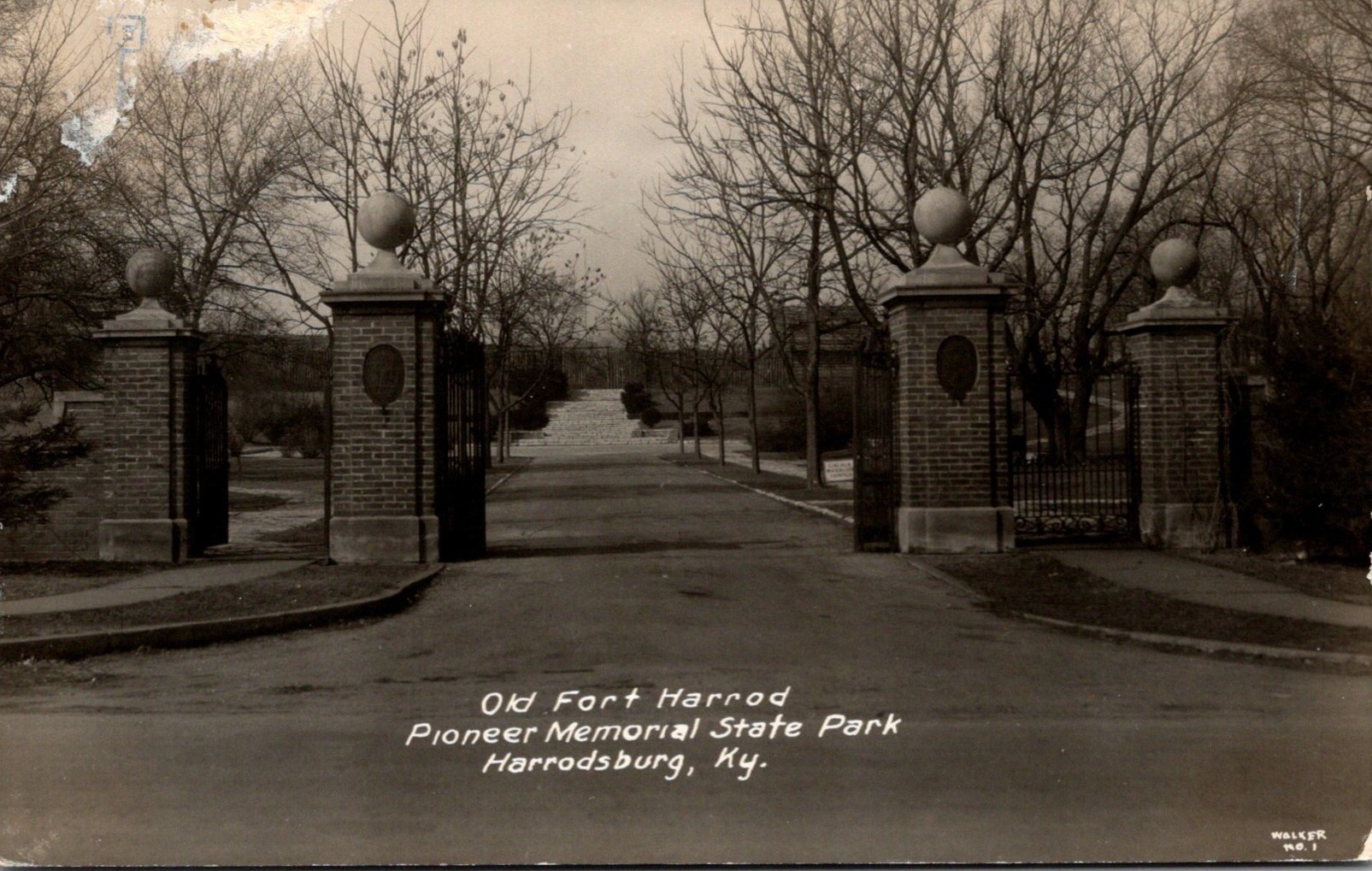 Kentucky Harrodsburg Pioneer Memorial State Park Old Fort Harrod Real ...