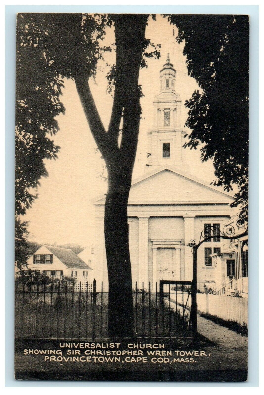 Universalist Church SIR Christopher Wren Tower Provincetown Cape Cod MA ...