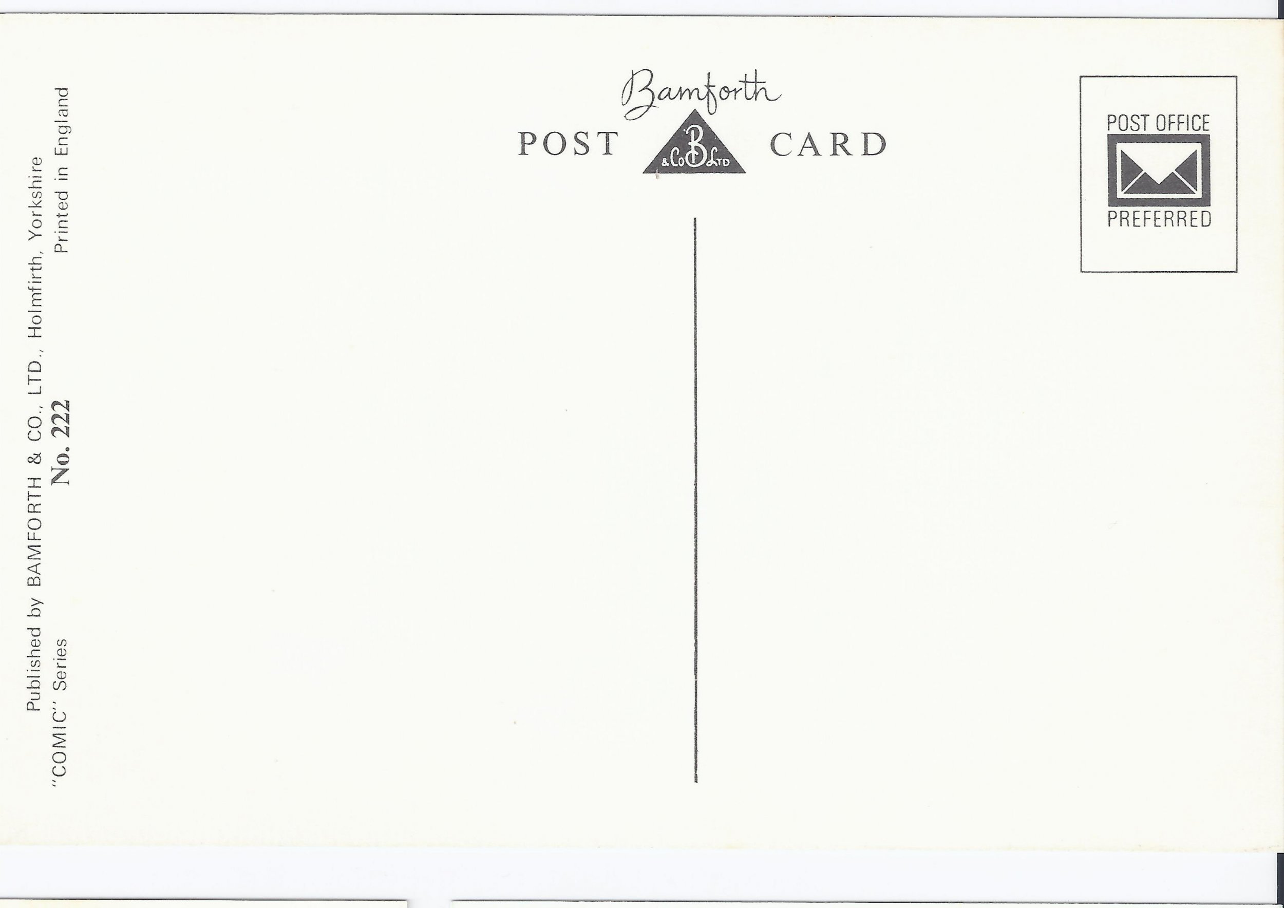 Vintage 1970's Bamforth COMIC Postcard MABEL, its eating ruddy ...