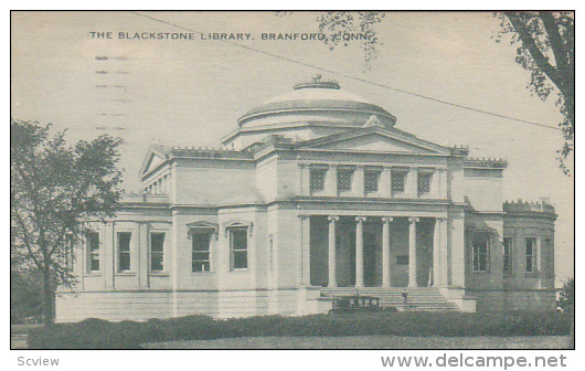 The Blackstone Library, Branford, Connecticut, PU-1935 | United States ...