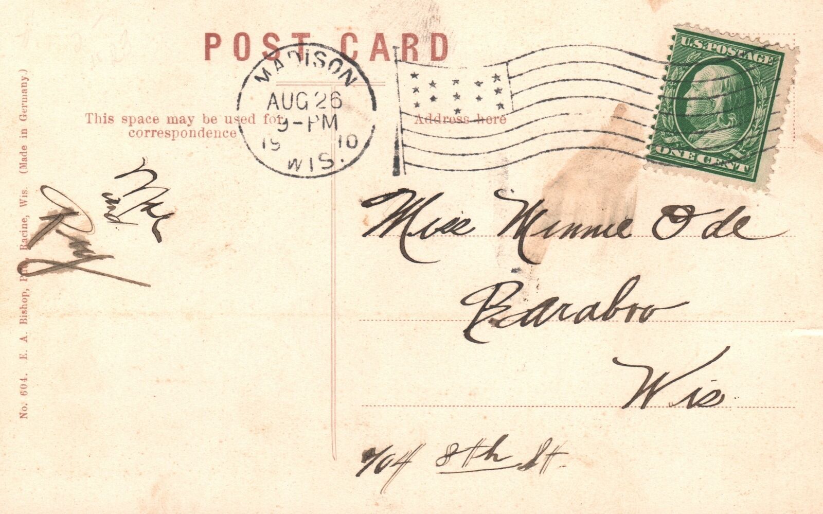 Vintage Postcard 1910 Chemistry Building University of Wisconsin ...