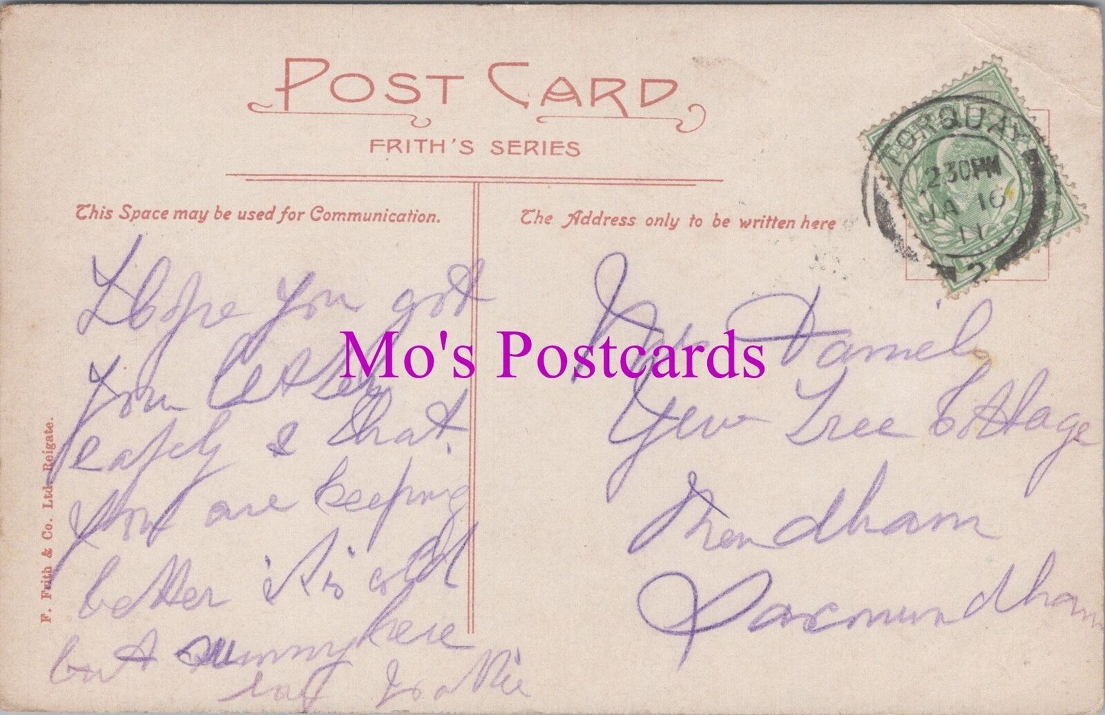 Genealogy, House History Postcard, Yew Tree Cottage, Rendham ...