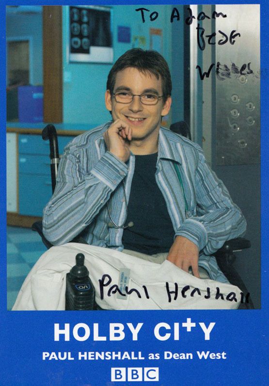 Paul Henshall as Dean Ward Holby City BBC Rare Hand Signed Photo Cast ...