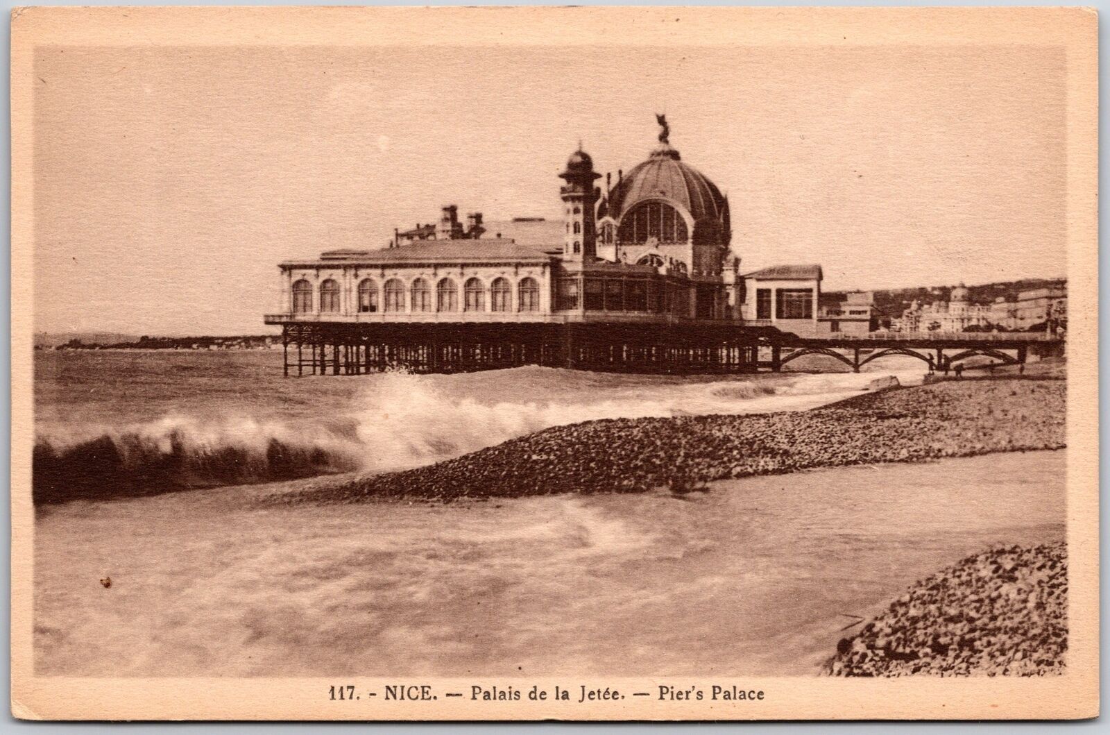 Palais de la Jetee Pier's Palace Nice France Promenade Sea View ...