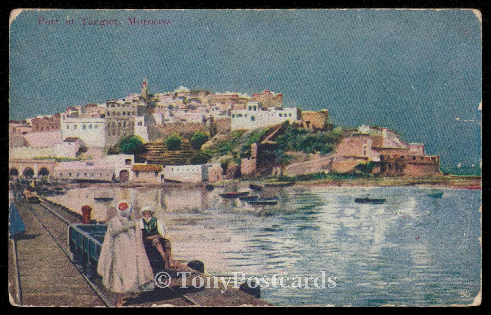 Port of Tangier, Morocco | Africa - Morocco - Tangiers, Postcard ...