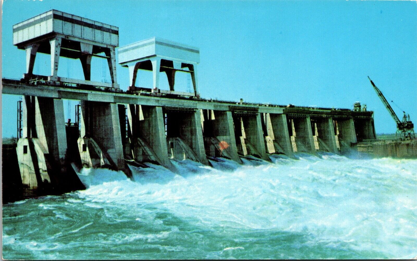 St Lawrence River Seaway Power Project Long Sault Spillway Dam UNP ...