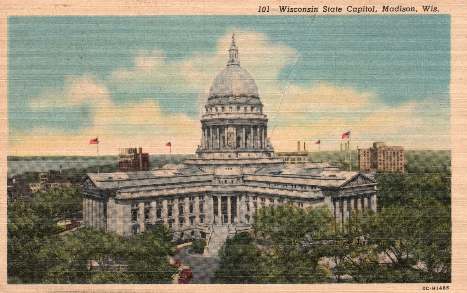 Vintage Postcard 1953 Wisconsin State Capitol Madison Wisconsin WI ...