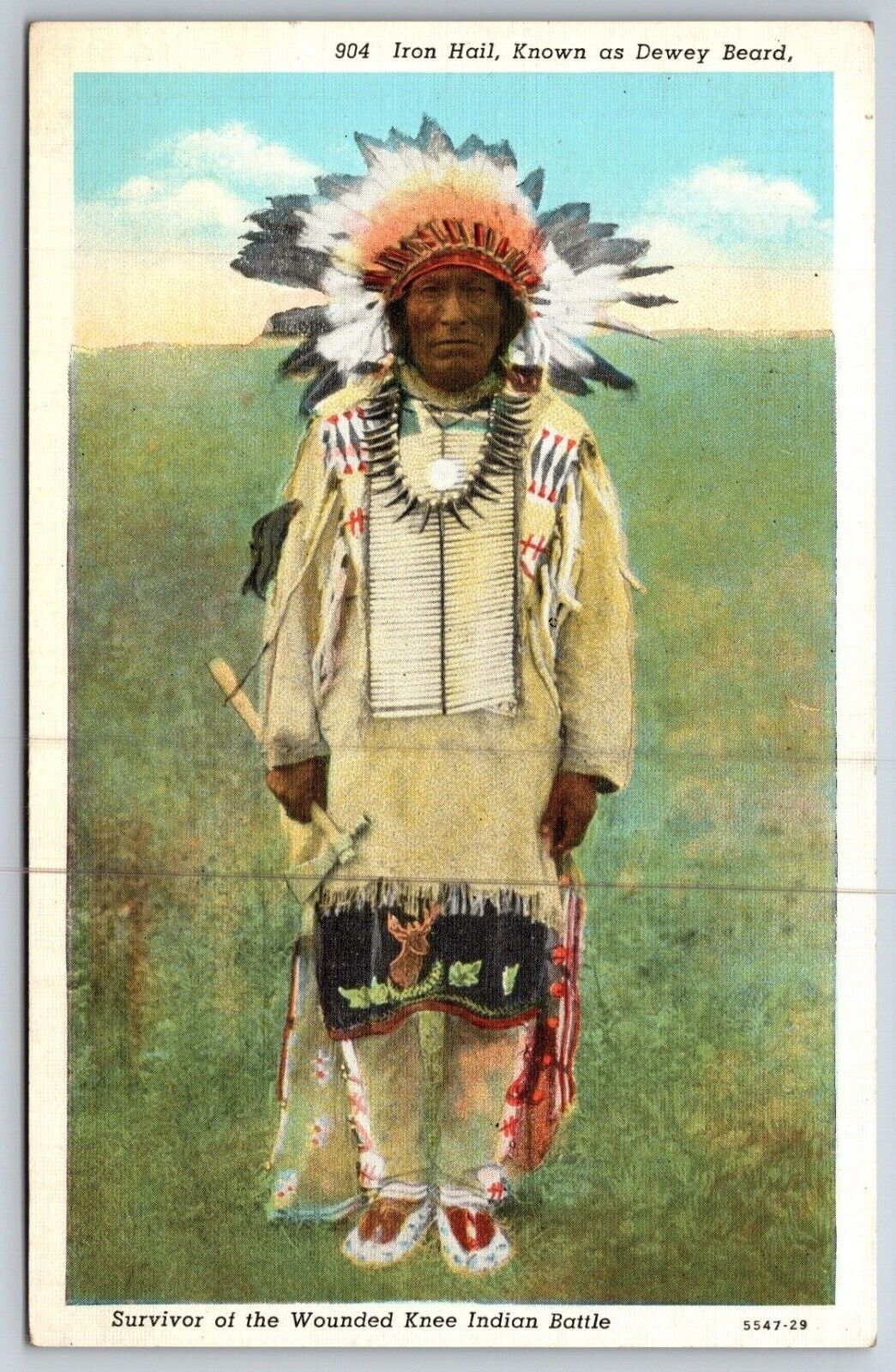 Native American Iron Hall aka Dewey Beard UNP WB Postcard C16 | Other ...
