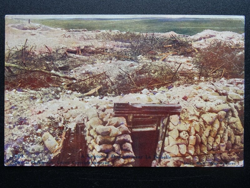 WW1 CAPTURED DUG-OUT near LA BOISELLE Official Daily Mail War Postcard ...