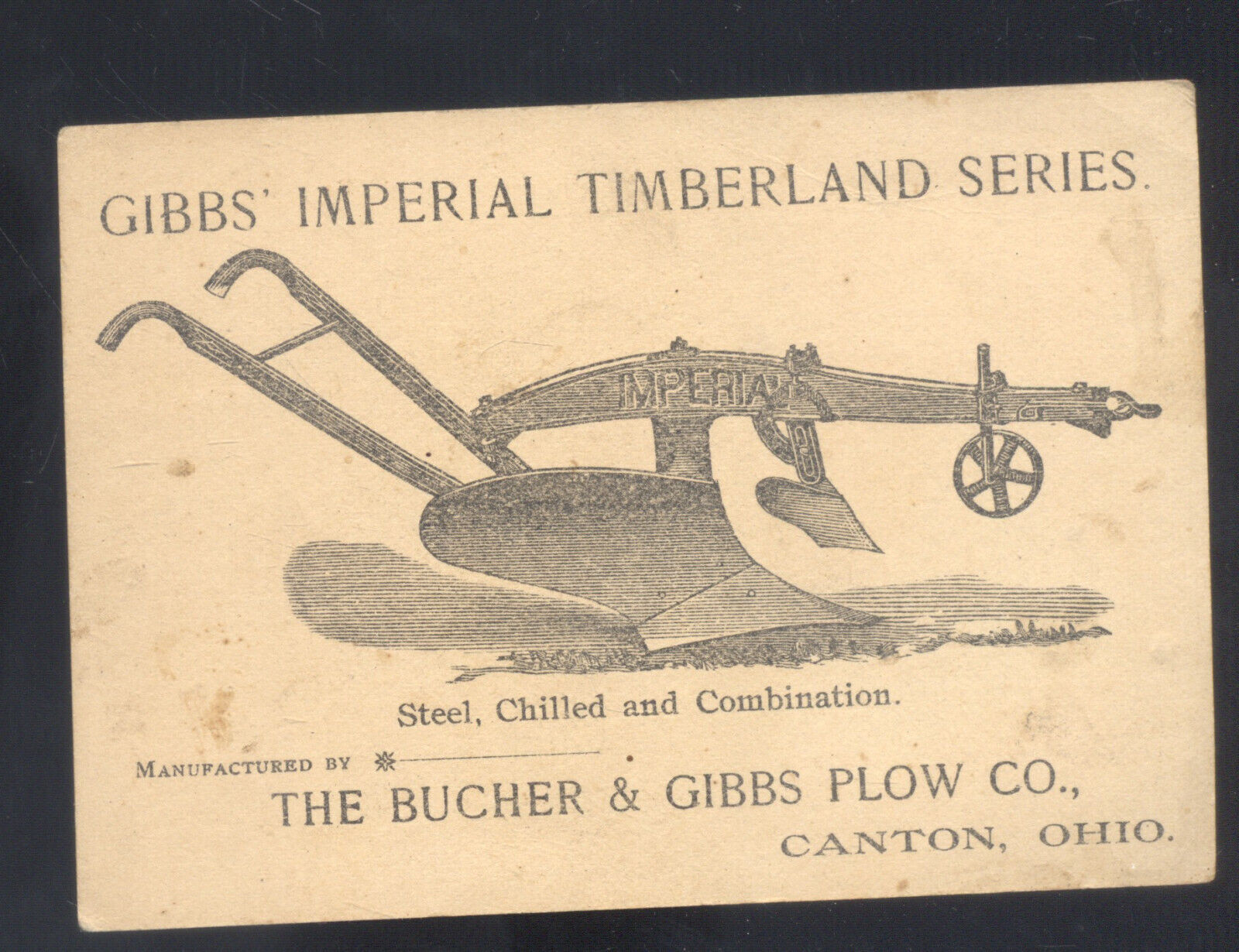 Canton Ohio Imperial Plow Company Farm Implements Vintage Advertising ...