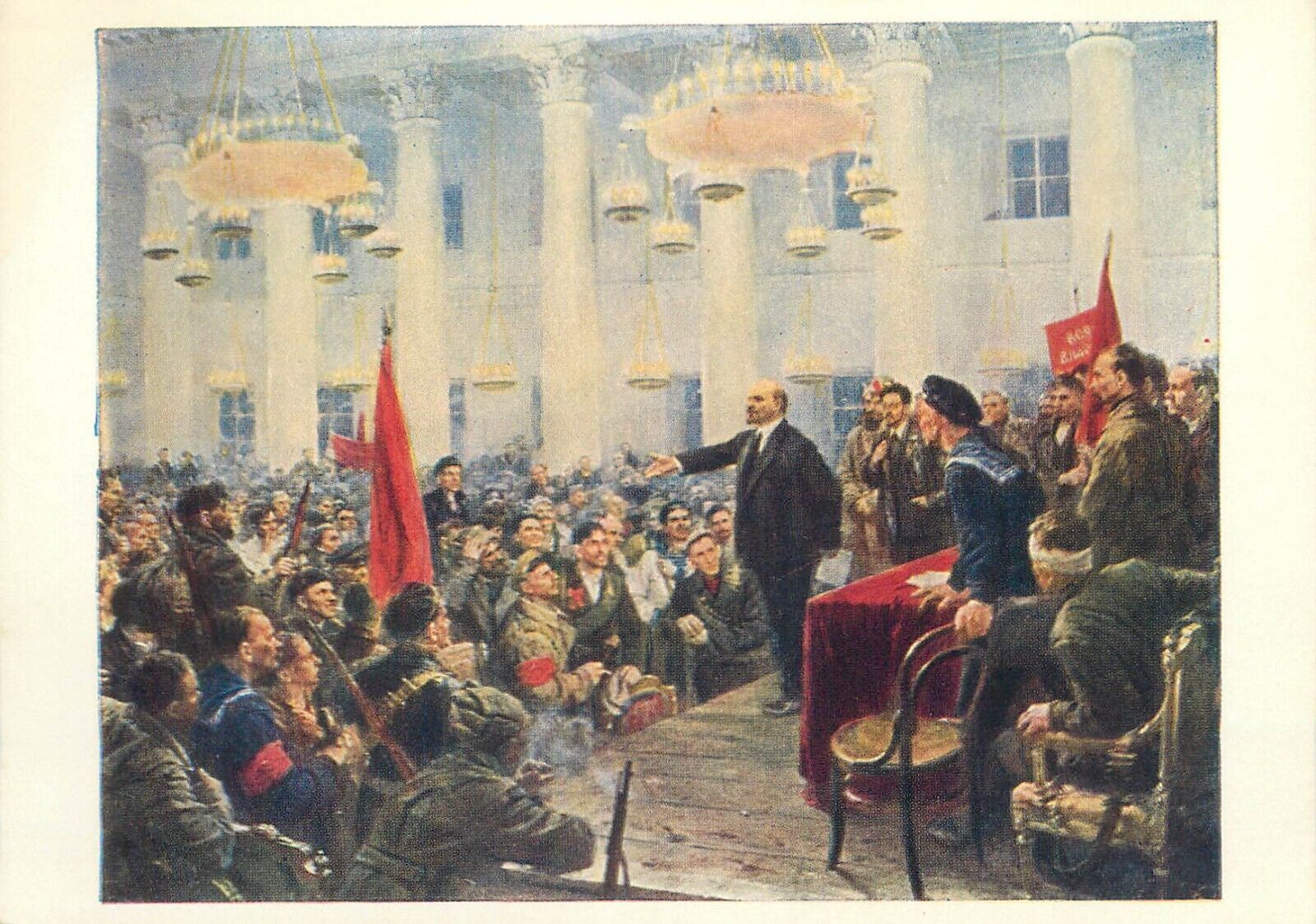 Set of 16 Soviet artists V. I. Lenin Museum Moscow Russia fine art ...