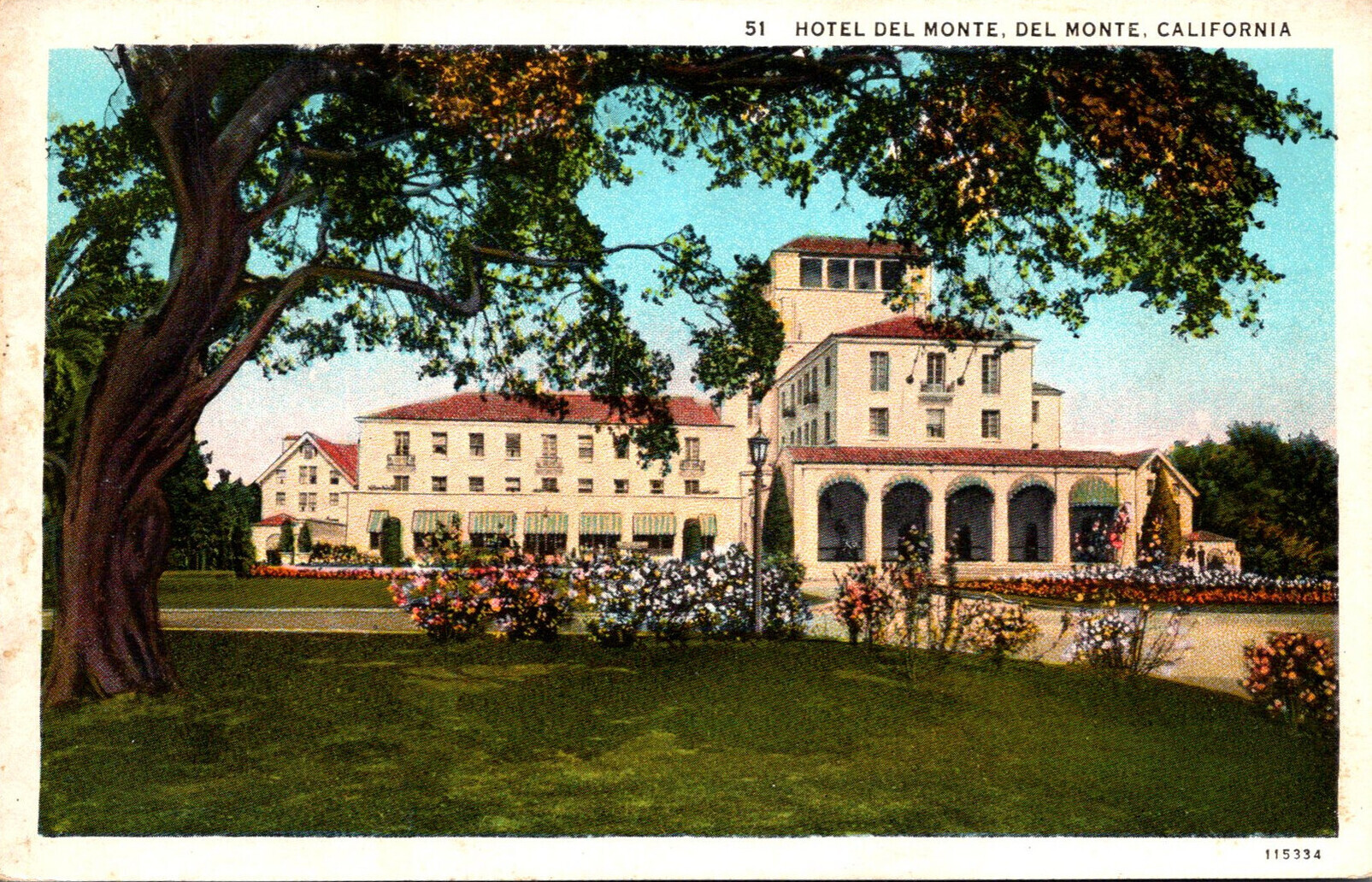 California Del Monte Hotel Del Monte Curteich | United States ...