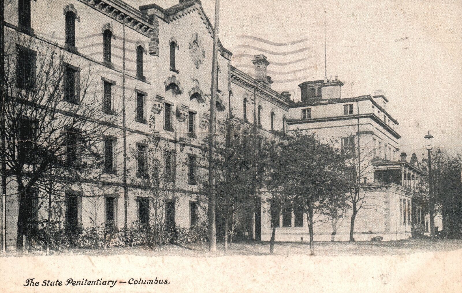 Vintage Postcard 1910's State Penitentiary Prison Arena District ...