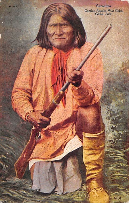 Geronimo Globe, Arizona, USA Indian Unused | Topics - Other, Postcard ...