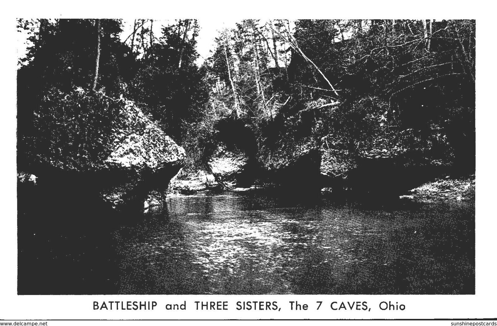 Ohio Rocky Fork Creek The 7 Caves Battleship and Three Sisters | United ...