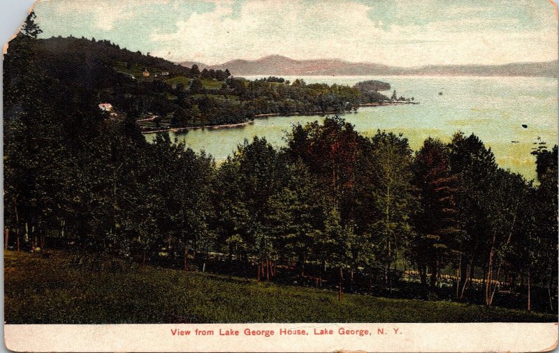 Lake George House New York Ny Antique Divided Back Postcard | United ...