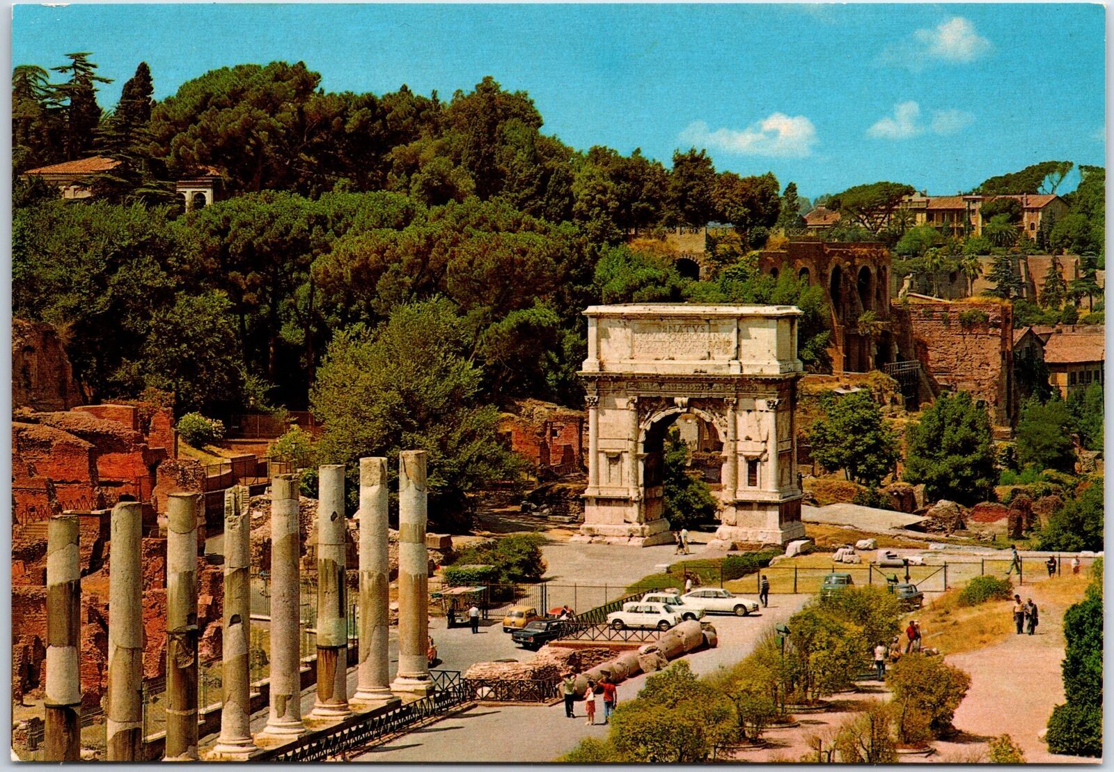 Continental Size Postcard Sights Scenes & Culture of Rome Italy 1960s ...