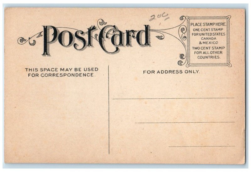 c1910's The Gypsy's Warning Poem Old Woman Cooking Unposted Antique ...