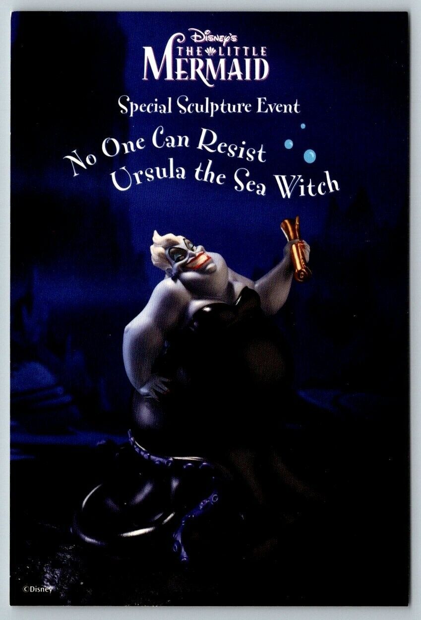 Walt Disney The Little Mermaid Ursula the Sea Witch Postcard | Other ...