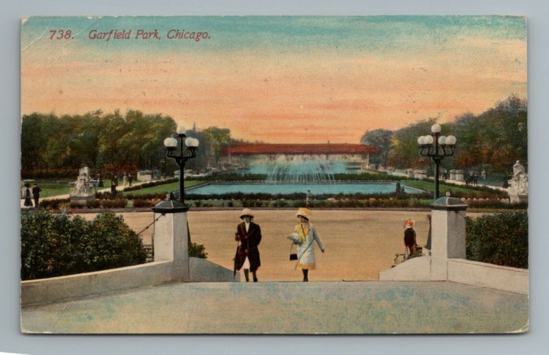 Garfield Park, Chicago, Illinois Postcard | United States - Illinois ...