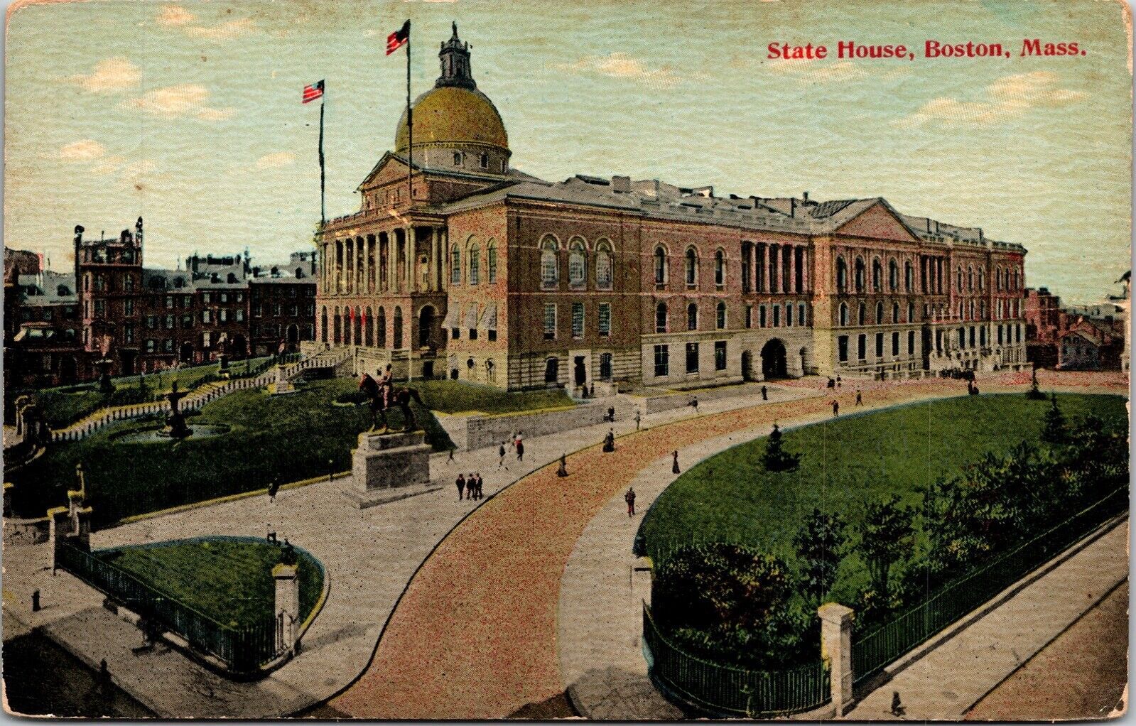 Historic State House Building Downtown Boston Massachusetts DB Postcard ...
