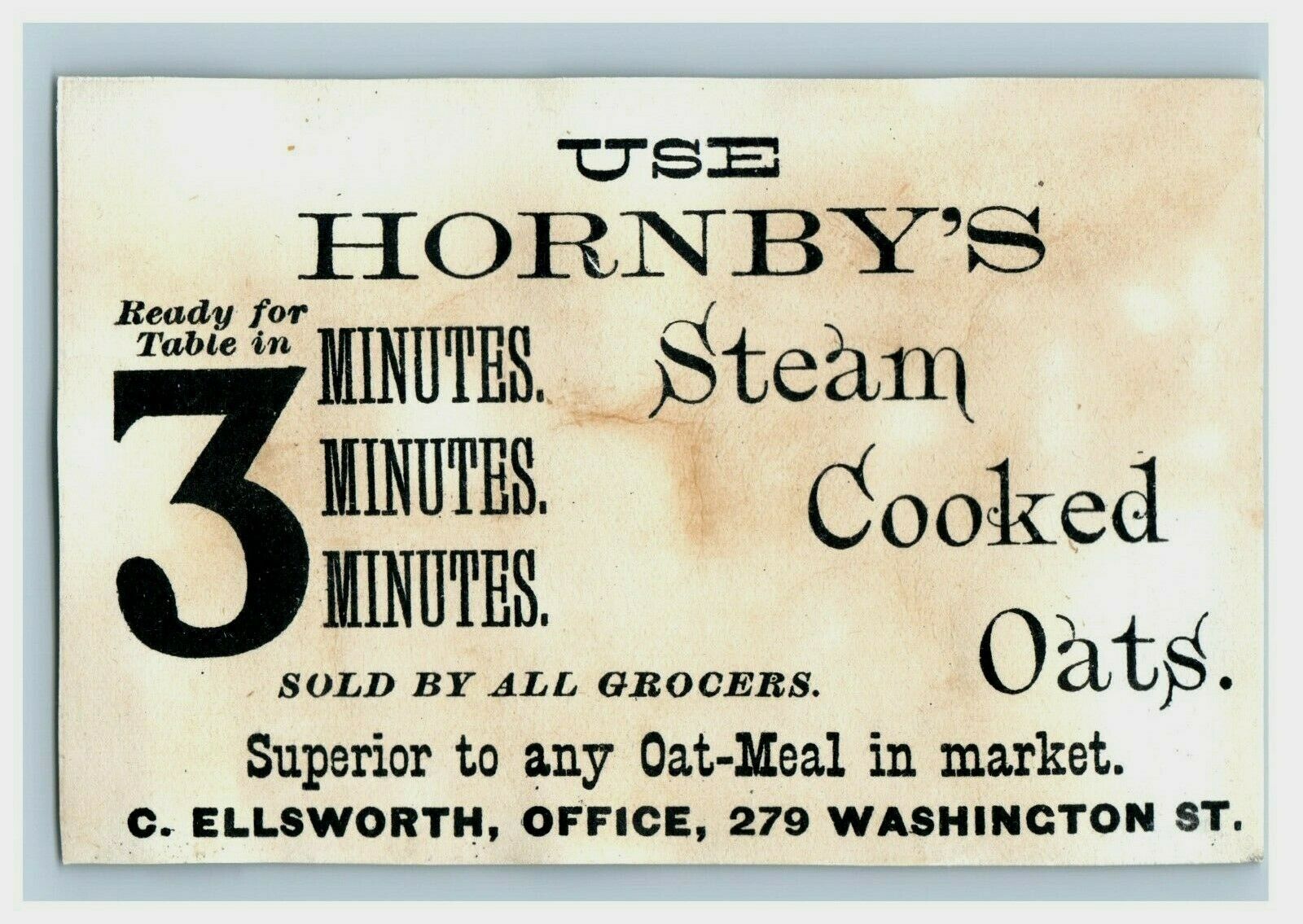 1880's-90's Hornby's Steam Cooked Oats Children Colonial Clothes Doll ...