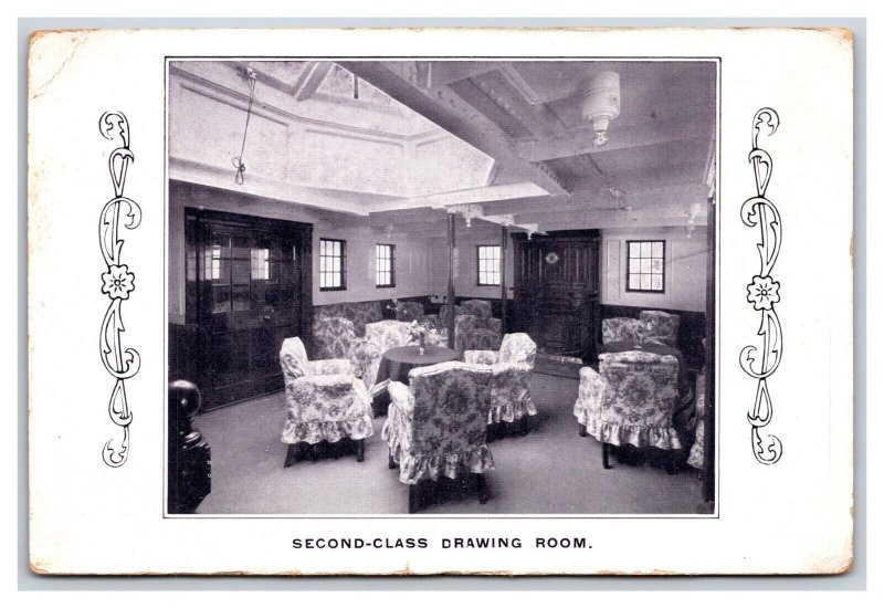 Second Class Drawing Room SS Vestris Lamport & Holt Line Issue DB ...