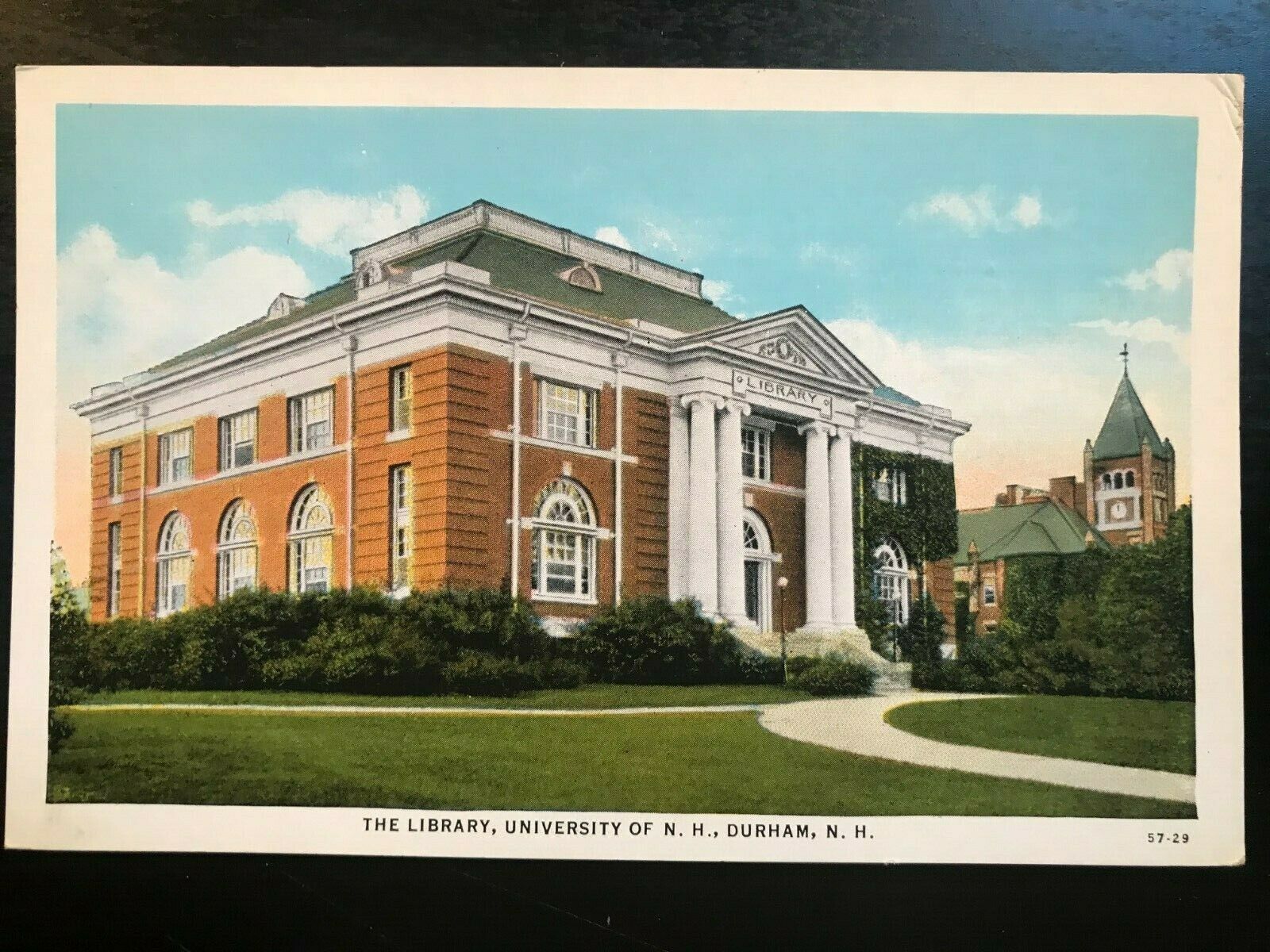Vintage Postcard 1915-1930 Library University of New Hampshire Durham N ...