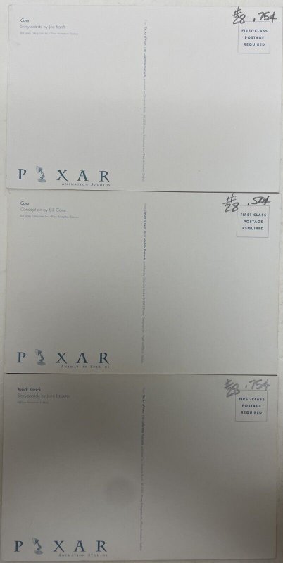 Disney PIXAR Animation Studios Lot of 10 Toy Story Image & Concept Art ...