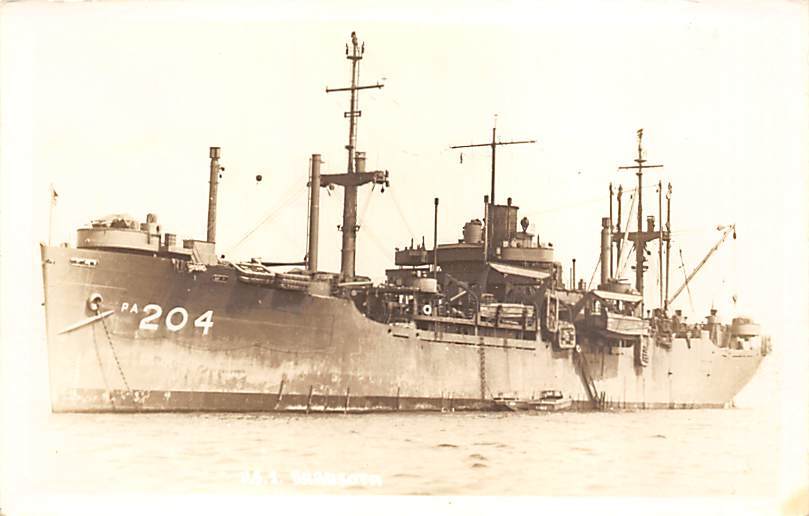 USS Sarasota Real Photo Military Battle Ship Ship | Topics - Militaria ...