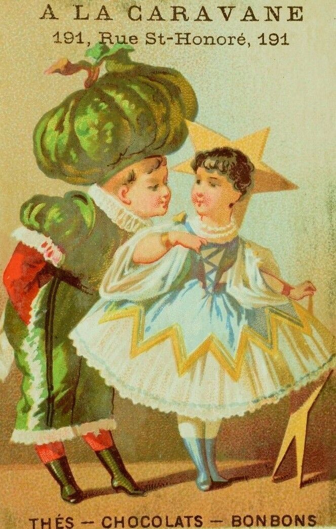 1870's Lovely Fantasy A La Caravane, Gauthier Chocolate Bon Bons, Paris ...