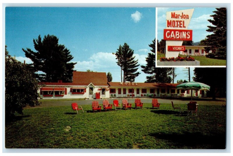 1960 Mar Jon Motel Plymouth New Hampshire NH Multi-View Vintage Antique ...