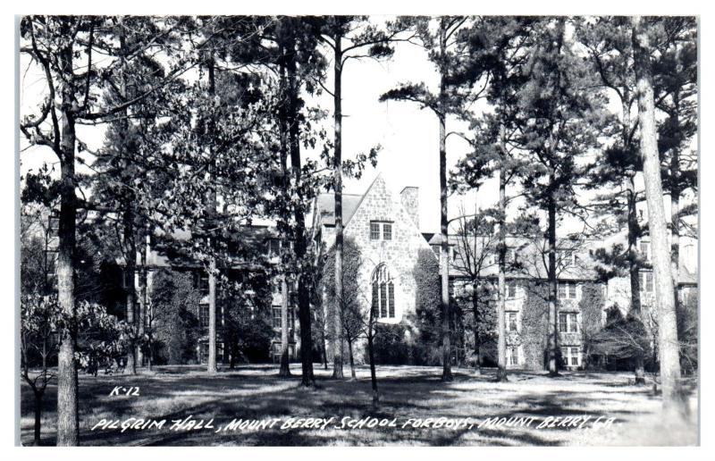 RPPC Pilgrim Hall Mount Berry School For Boys Mount Berry GA Real Photo ...