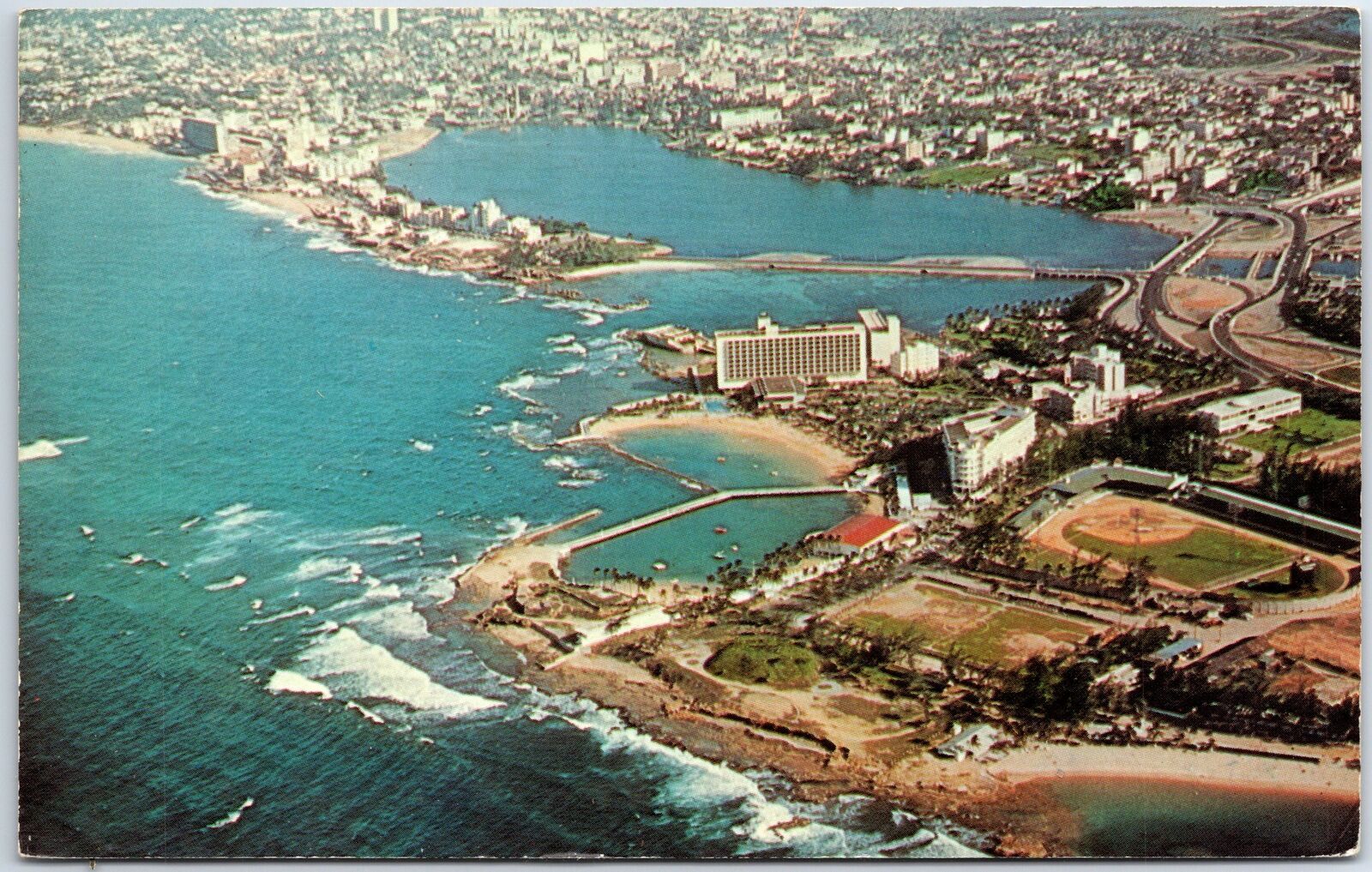 Vintage Postcard Aerial View of SAN Juan Puerto Rico Posted 1969 ...